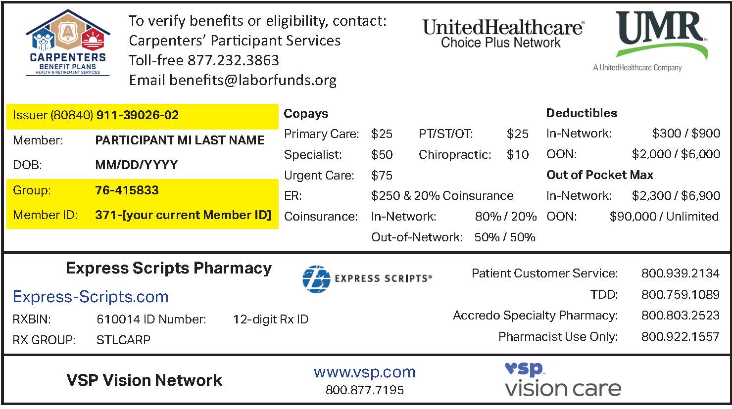 Medical Insurance ID Cards Coming Soon - Mid-America Carpenters ...
